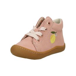 Lauflernschuh Pepino "Pepino Halbschuhe Leder", Baby, Gr. 21, rosa, Leder, Schuhe Lauflernschuh