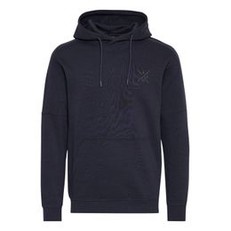 Kapuzenpullover INDICODE "Kapuzenpullover IDAlbine", Herren, Gr. XL, blau (navy), Obermaterial: 60% Baumwolle CO. 40% Polyester PES., Pullover Kapuzenpullover