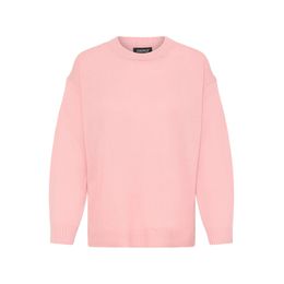 Strickfleece-Pullover oxmo "Strickpullover OXISAMSON", Damen, Gr. XXL, rosa (zephyr), Obermaterial: 50% Polyacryl PAN. 50% Polyacryl PAN recyc.., Pullover