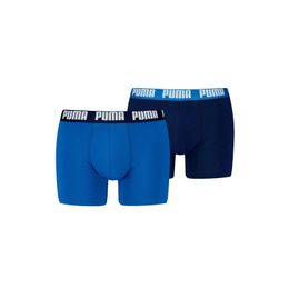 Boxershorts Puma "Boxershort 2er Pack", Damen, Gr. XL, blau, Obermaterial: 95% Baumwolle CO. 5% Elasthan EL., Unterhosen