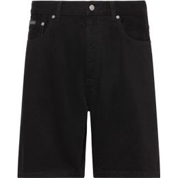 Shorts Calvin Klein Jeans "90S SHORT CLASSIC BLACK", Herren, Gr. 38, N-Gr, ck classic schwarz, Denim/Jeans, Obermaterial: 100% Baumwolle, unifarben, regular fit kurz, Hosen Shorts, Regular fit mit Eingrifftaschen