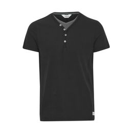 !Solid Layershirt SOLID "Layershirt SDDorian", Herren, Gr. M, schwarz, Obermaterial: 60% Baumwolle CO. 40% Polyester PES., Shirts