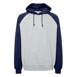 !Solid Kapuzenpullover SOLID "Hoodie SDEldrid", Herren, Gr. XXL, blau (medieval blau), Obermaterial: 60% Baumwolle CO. 40% Polyester PES., meliert, normal, Pullover Kapuzenpullover