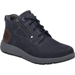 Stiefelette Josef Seibel "Giuseppe 03, indigo", Damen, Gr. 42, blau (indigo), Obermaterial: 100% Rindsleder Leather cow., Schuhe Stiefelette
