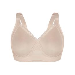 Sassa Mode Minimizer-BH SASSA "Minimizer BH FUNCTIONAL BRAS", Damen, Gr. 100, Cup E, beige, Spitze, Obermaterial: 100% Polyester PES., BHs Minimizer-BH