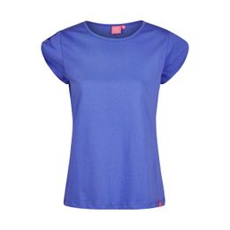 T-Shirt SALZHAUT "Shirt BIIKE", Damen, Gr. L, blau (indigo), Obermaterial: 100% Baumwolle CO., Shirts T-Shirt