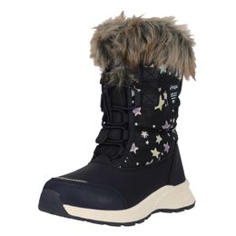 Stiefel ZIGZAG "Wesend", M&auml;dchen, Gr. 26, blau, Polyurethane, Synthetik, Schuhe Stiefel, mit bequemem Kunstfellbesatz und Allwetterprofil