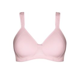Schalen-BH SuSa "Schalen BH ohne B&uuml;gel Milano", Damen, Gr. 80, Cup B, rosa (rose), Stoff, Obermaterial: 79% Polyamid PA. 13% Elasthan EL. 8% Baumwolle CO., BHs Schalen-BH