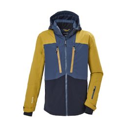 Skijacke Killtec "KSW 288 MN SKI JCKT", Herren, Gr. L, dunkelblau, Obermaterial: 100% Polyester;Futter: 100% Polyamid;F&uuml;llung: 100% Polyester, Jacken Skijacke, Wind- und wasserdichte Funktionsjacke mit abnehmbarer Kapuze