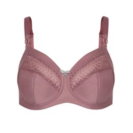 B&uuml;gelloser BH SuSa "BH ohne B&uuml;gel Santorin", Damen, Gr. 80, Cup E, rosa (smoky rose), Obermaterial: 54% Polyamid PA. 36% Polyamid PA. 10% Elasthan EL., BHs