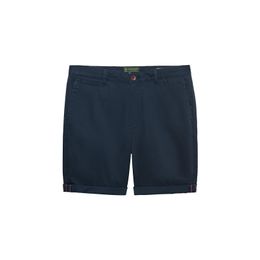 Chinoshorts Superdry "PREMIUM REGULAR CHINO SHORT", Herren, Gr. 30, N-Gr, eclipse navy, Web, Obermaterial: 98% Baumwolle, 2% Elasthan, unifarben, relaxed fit knielang, Hosen Chinoshorts