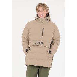 Skijacke SLOPE "Thumper", Herren, Gr. L, beige, 100% Polyester, unifarben, normal, ohne Ausschnitt, Jacken Skijacke, mit wasserabweisender Membran