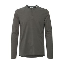 !Solid Langarmshirt SOLID "Langarmshirt SDVinton", Herren, Gr. M, grau (dunkelgrau), Obermaterial: 100% Baumwolle CO., Shirts Langarmshirt