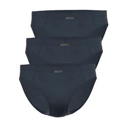Slip Ammann "3er Pack Slip Day Modern / Close to you", Herren, Gr. 5, blau (nightblau), Obermaterial: 93% Baumwolle CO. 7% Elasthan EL., Unterhosen Slip