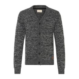 Strickjacke Blend "Strickjacke BHDamon", Herren, Gr. L, schwarz, Obermaterial: 70% Baumwolle CO. 30% Polyester PES., Strickjacken Strickjacke