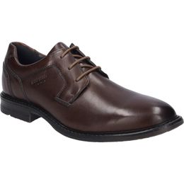 Schn&uuml;rschuh Josef Seibel "Earl 01, cognac", Herren, Gr. 41, braun (cognac), Obermaterial: 100% Rindsleder Leather cow., Schuhe Schn&uuml;rschuh