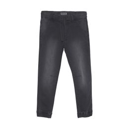 5-Pocket-Jeans Minymo "5-Pocket-Jeans MIJeans", Jungen, Gr. 110, N-Gr, grau (grau schwarz), Obermaterial: 80% Baumwolle CO. 19% Polyester PES. 1% Elasthan EL., Jeans 5-Pocket-Jeans