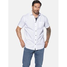 Kurzarmhemd Jan Vanderstorm "Hemd JORMA", Herren, Gr. 3XL, weit, wei&szlig;, Obermaterial: 67% Baumwolle CO. 30% Polyester COOLMAX PES(Coolmax). 3% Elasthan EL., Hemden