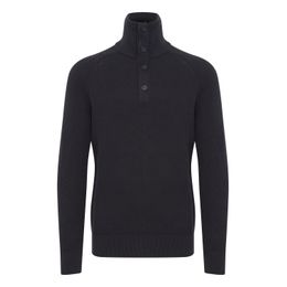 Troyer Casual Friday "Troyer CFKRISTIAN 0162 ribbed high neck knit", Herren, Gr. XXL, blau (schwarz navy), Grobstrick, Obermaterial: 100% Baumwolle CO., unifarben, Basic, normal, Pullover Troyer