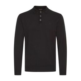 Longsleeve INDICODE "Strickpullover IDBellox", Herren, Gr. XL, schwarz, Obermaterial: 80% Baumwolle CO. 20% Polyamid PA., Pullover