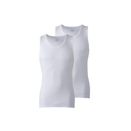 Unterhemd Jockey "Unterhemd Classic A-Shirt 2P 2er Pack", Herren, Gr. M, 2 Stk., N-Gr, wei&szlig;, Obermaterial: 100% Baumwolle CO., Unterhemden Unterhemd