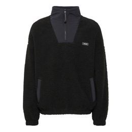 !Solid Fellimitatjacke SOLID "Fellimitatjacke SDMarkmann", Herren, Gr. L, schwarz (true schwarz), Obermaterial: 100% Polyester PES., Jacken