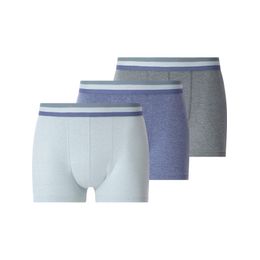 Retro Pants Jan Vanderstorm "3er Pack Retropants ROLFLUND", Herren, Gr. 3XL, blau, Obermaterial: 60% Baumwolle CO. 40% Polyester COOLMAX PES(Coolmax)., Unterhosen