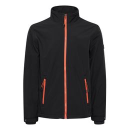 Softshelljacke FQ1924 "Softshelljacke FQJanox", Herren, Gr. L, schwarz (schwarz beauty), Obermaterial: 100% Polyester PES., regular fit normal, Jacken Softshelljacke