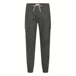 Cargohose Blend "Cargohose BHSellini", Herren, Gr. 34, L&auml;nge 34, grau (ebony grau), Obermaterial: 98% Baumwolle CO. 2% Elasthan EL., Hosen Cargohose