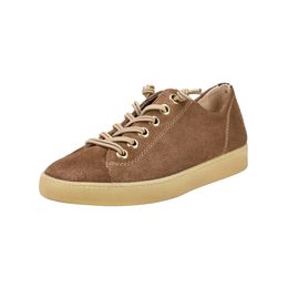 Sneaker Paul Green "Paul Green Sneaker Leder", Damen, Gr. 36, desert, Leder, Schuhe Sneaker