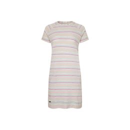 Nachthemd Jockey "Nachthemd Supersoft Short Sleeve Lounge Dress", Damen, Gr. M, N-Gr, bunt (grau, wei&szlig;, pink), Obermaterial: 95% Modal CMD. 5% Elasthan EL., Kleider Nachthemd