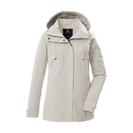 G.I.G.A. by Killtec Funktionsjacke "GS 106 WMN JCKT", Damen, Gr. 40, helltaupe, Obermaterial: 100% Polyester;Futter: 100% Polyester, G.I.G.A. DX BY KILLTEC, Jacken Funktionsjacke, Winddichte, wasserabweisende Damenjacke mit verstellbarer Passform
