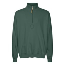 !Solid Longpullover SOLID "Sweatshirt SDIlham", Herren, Gr. M, gr&uuml;n (garden topiary), Obermaterial: 100% Baumwolle CO., Sweatshirts Longpullover