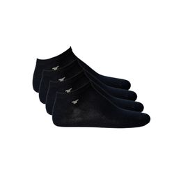 Sneakersocken Tom Tailor "Socken 4er Pack", Herren, Gr. 35-38, blau (navy), Obermaterial: 77% Baumwolle CO. 20% Polyamid PA. 3% Elasthan EL., Socken Sneakersocken