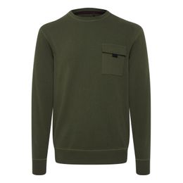 Longpullover Blend "Sweatshirt BHOskari", Herren, Gr. L, gr&uuml;n (deep depths), Obermaterial: 100% Baumwolle CO., Sweatshirts Longpullover