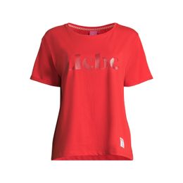 T-Shirt SALZHAUT "Shirt MORATZ", Damen, Gr. XS, rot (chilli rot), Obermaterial: 100% Baumwolle CO., Shirts T-Shirt