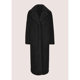 Madeleine Mode Langmantel MADELEINE "Mantel Langer Faux-Fur-Mantel f&uuml;r Damen", Damen, Gr. 44, schwarz, Obermaterial: 100% Polyester PES., Modern, normal, M&auml;ntel