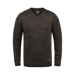 Strickfleece-Pullover Blend "Strickpullover BHDansel", Herren, Gr. XXL, orange (burned orange), Obermaterial: 50% Baumwolle CO. 50% Polyacryl PAN., Pullover