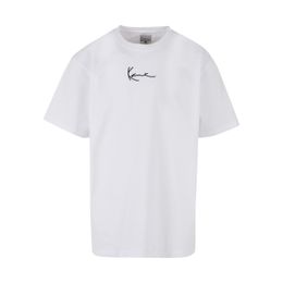 T-Shirt Karl Kani "Karl Kani Herren", Damen, Gr. M, wei&szlig;, 100% Baumwolle, oversize, Rundhals, Shirts T-Shirt