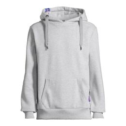 Kapuzenpullover SALZHAUT "Hoodie HEFF", Herren, Gr. M, grau (grau melange), Obermaterial: 55% Baumwolle CO. 45% Polyester PES., Pullover Kapuzenpullover
