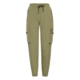 Cargohose North Bend "Cargohose NBTosca W mit wasserabweisender Membran", Damen, Gr. 38, N-Gr, gr&uuml;n (deep lichen gr&uuml;n), Obermaterial: 94% Polyester PES. 6% Elasthan EL., Hosen Cargohose