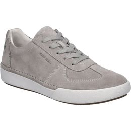 Sneaker Josef Seibel "Claire 07, hellgrau", Damen, Gr. 39, grau (hellgrau), Obermaterial: 100% Rindsleder Leather cow., Schuhe Sneaker
