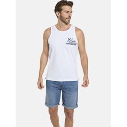 Muskelshirt Jan Vanderstorm "Tanktop FELTON", Herren, Gr. 3XL, wei&szlig;, Obermaterial: 100% Baumwolle CO., Tops