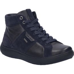 Sneaker Josef Seibel "Megan 53, ocean", Damen, Gr. 39, blau (ocean), Obermaterial: 100% Rindsleder Leather cow., Schuhe Sneaker