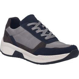 Sneaker Josef Seibel "Mitchell 05, ocean-multi", Herren, Gr. 45, blau (ocean, multi), Obermaterial: 80% Rindsleder Leather cow. 20% Textilmaterial TEXMAT., Schuhe Sneaker