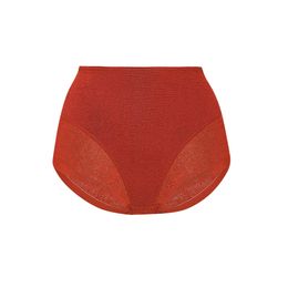 Shapingslip SuSa "Shaper Slip Milano", Damen, Gr. 48, rot (terracotta), Stoff, Obermaterial: 84% Polyamid PA. 13% Elasthan EL. 3% Baumwolle CO., Unterhosen
