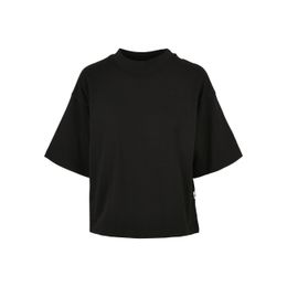 Kurzarmshirt Urban Classics "Urban Classics Damen Ladies Organic Heavy Tee", Damen, Gr. XS, schwarz, 100% Baumwolle, unifarben, oversize, Rundhals, Shirts