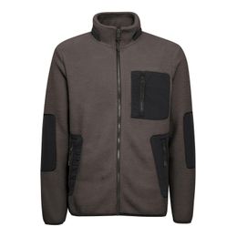 Kapuzensweatjacke Blend "Kapuzensweatjacke BHLauke", Herren, Gr. XXL, grau (iron gate), Obermaterial: 100% Polyester PES., Sweatjacken