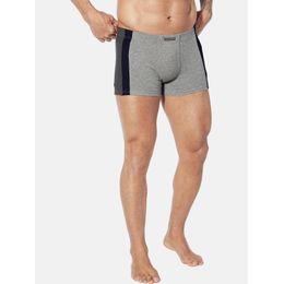 Retro Pants Jan Vanderstorm "2er Pack Retropant YNGVY", Herren, Gr. L-XL, grau, Obermaterial: 88% Baumwolle CO. 12% Polyester PES., Unterhosen