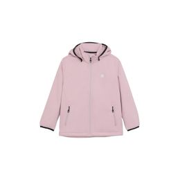 Softshelljacke Color Kids "Softshelljacke COSoftshell", M&auml;dchen, Gr. 98, rosa (bleached mauve), Obermaterial: 100% Polyester PES., regular fit normal, Jacken Softshelljacke